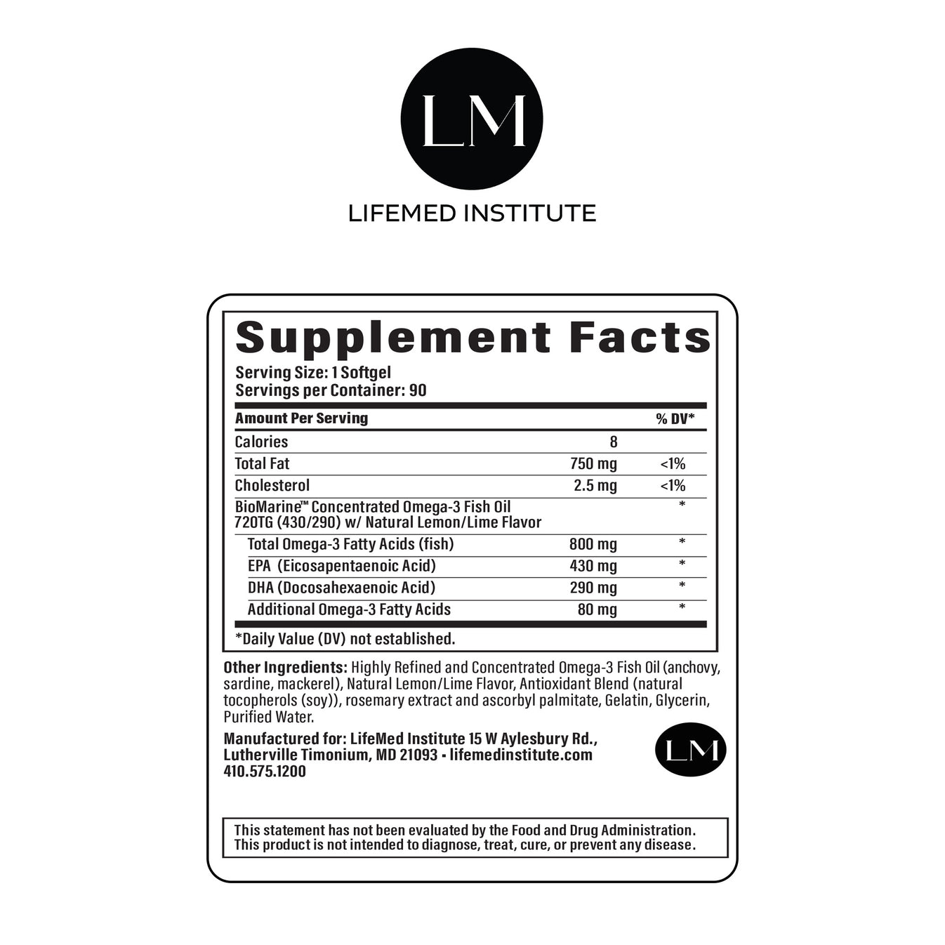 Mono Omega – Super EPA & DHA for Heart Health | Shop Lifemed Institute ...